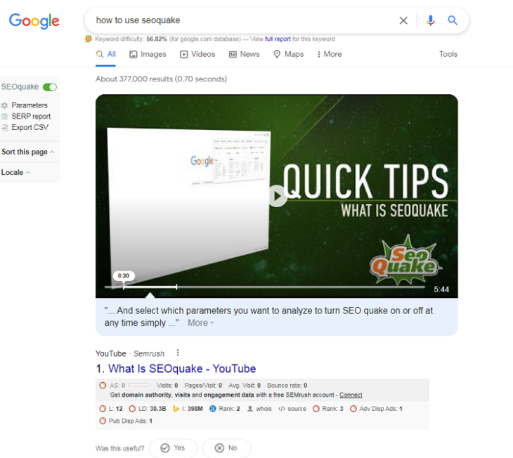 Detailed SEOquake Guide 2024 [Learn Digital Marketing]