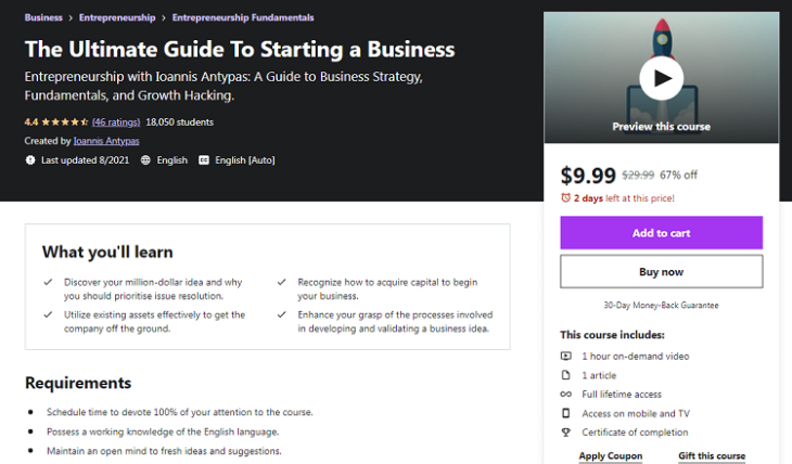 11 Online Entrepreneurship Courses [to Improve Skills] in 2024