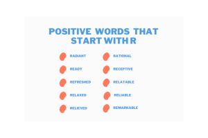 395 Positive Words That Start With R [2023] Reporter’s Guide