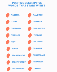 [335] Positive Words That Start With T: 2024 Guide