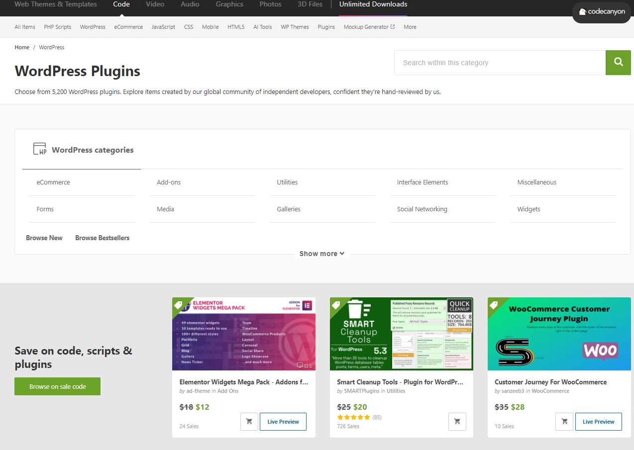 What is CodeCanyon? Discover a Marketplace for Your WordPress Plugins 2024 - Learn Digital Marketing